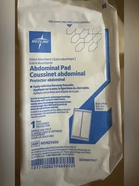 Other | 2 Pack Of Sterile Abdominal Pad Extra Absorbent 5 X 9 Medline ...